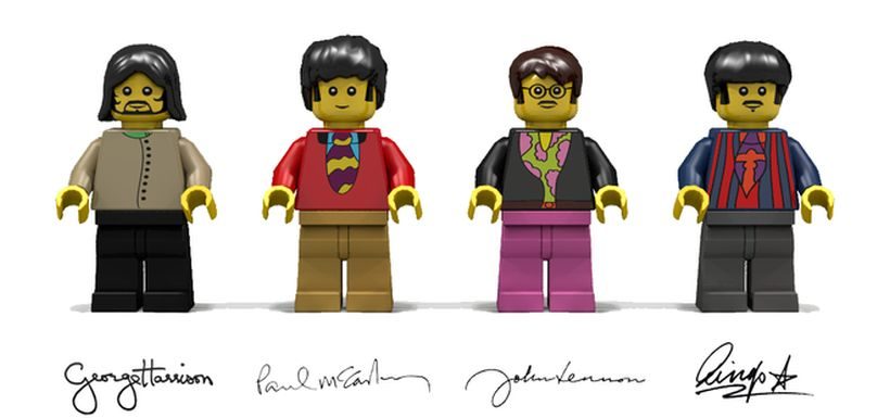 The Beatles versión Lego